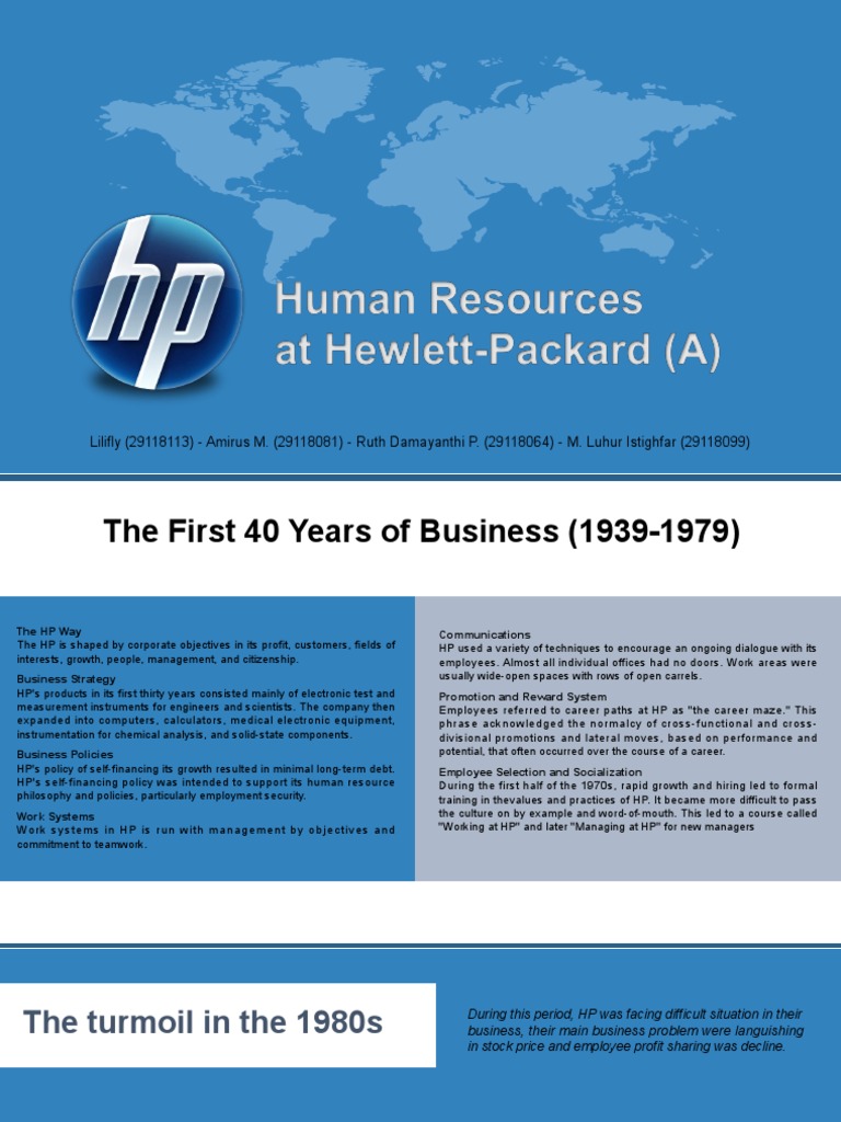 HP Case (Presentation) PDF | PDF | Strategic Management | Hewlett Packard