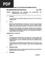 Meralco Electrical Design Standards | PDF | Transformer | Components