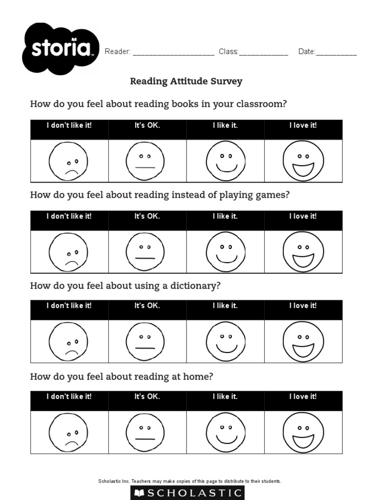 Elementary Reading Attitude Survey | PDF