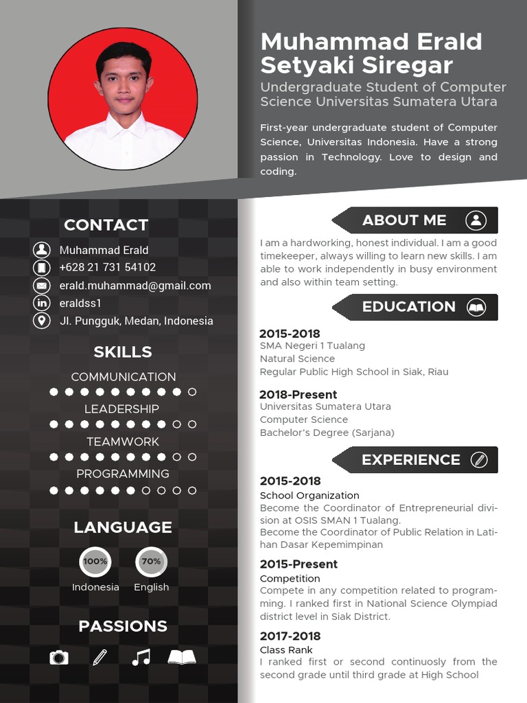 Contoh CV | PDF | Behavior Modification | Academia