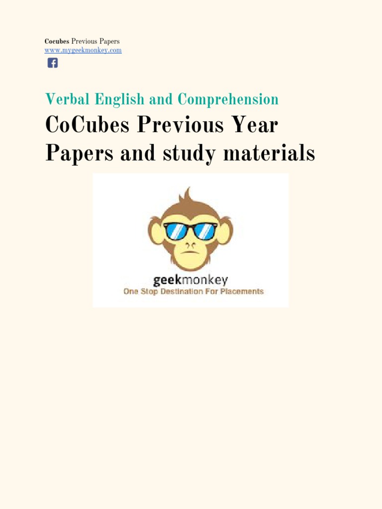 Cocubes English-1-1 PDF | PDF | Question | Science