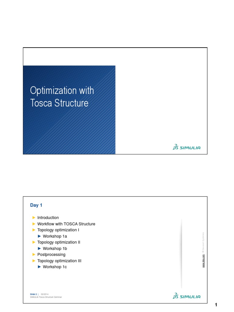 Tosca Struct-Book PDF | PDF | Mathematical Optimization | Numerical ...