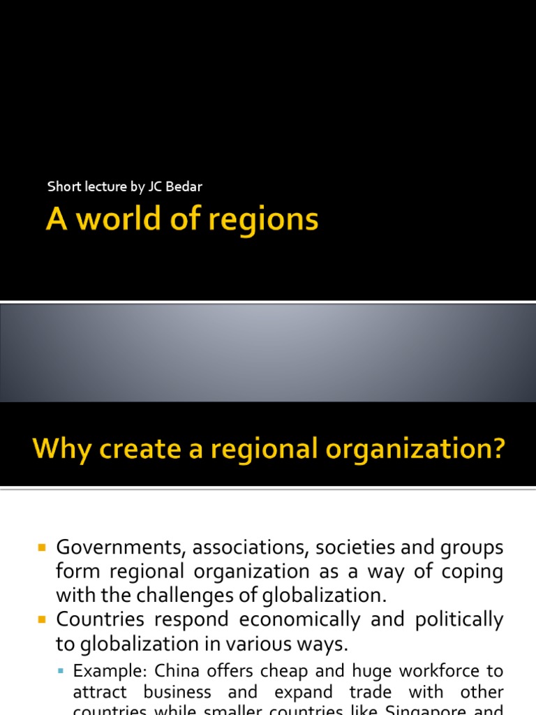 A World of Regions | PDF