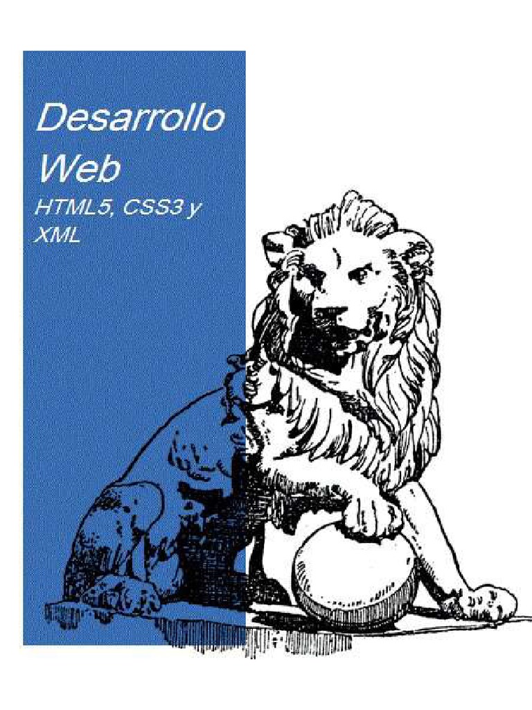 Desarrollo Web (HTML5, CSS3 y XML) | PDF | Ascii | Lenguaje de marcado