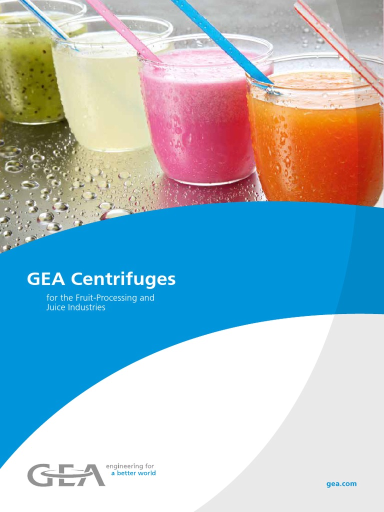 Centrifuges in Fruit Juice Processing | PDF | Juice | Diet & Nutrition