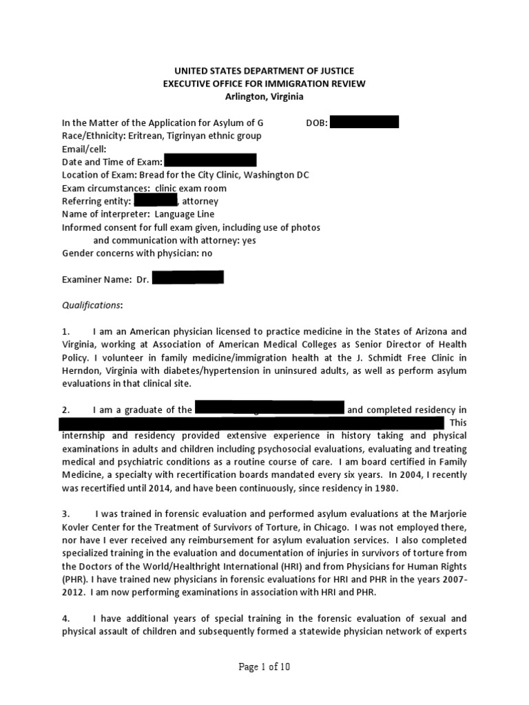 Sample Physical Affidavit | PDF | Violence | Wellness