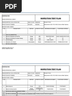 ITP For Civil Works | PDF | Concrete | Building Engineering