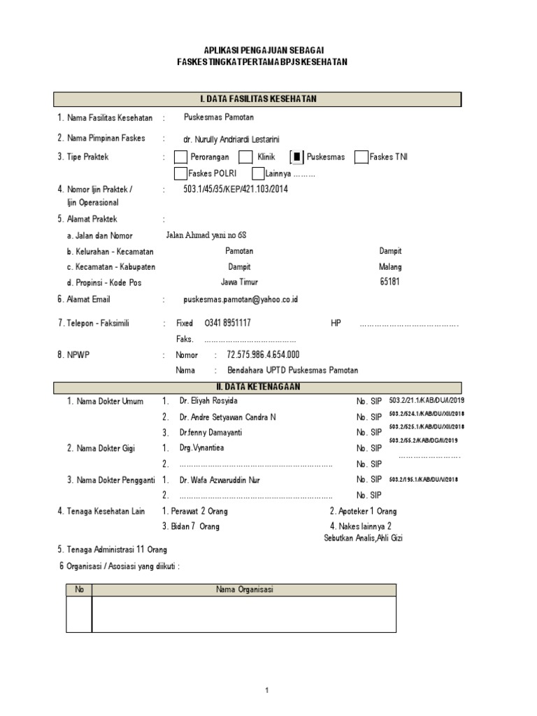 Pengajuan Bpjs PDF | PDF