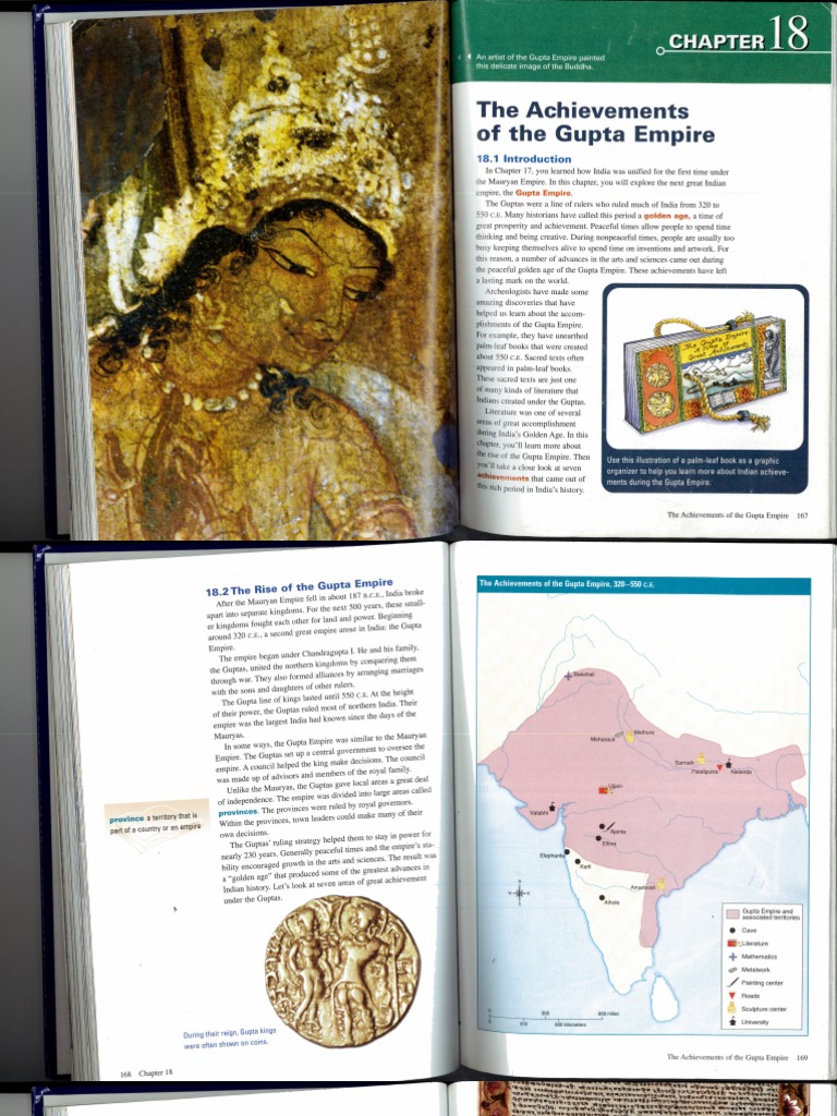 Ch. 18 The Achievements of The Gupta Empire | PDF