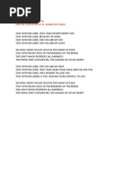 Catholic Mass Songs List in Tagalog | PDF | Eucharist | Worship
