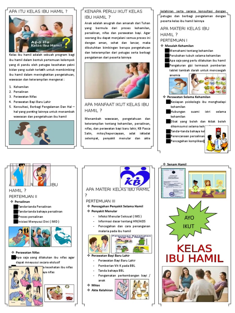 Brosur Kelas Bumil | PDF