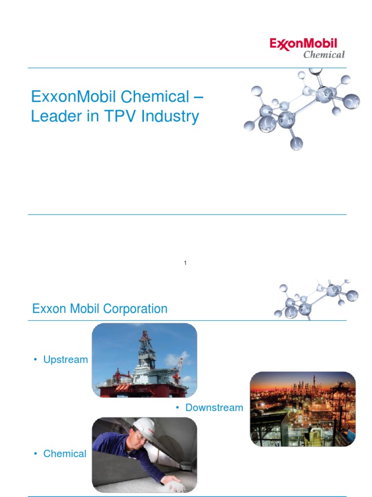 ExxonMobil Chemical - Leader in TPV Industry | PDF | Polymers | Materials