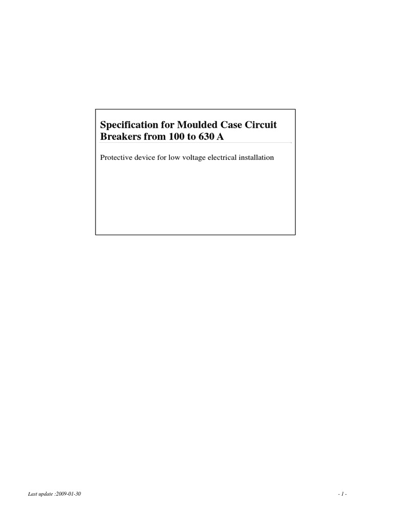 MCCB Notes | PDF | Electromagnetic Compatibility | Insulator (Electricity)