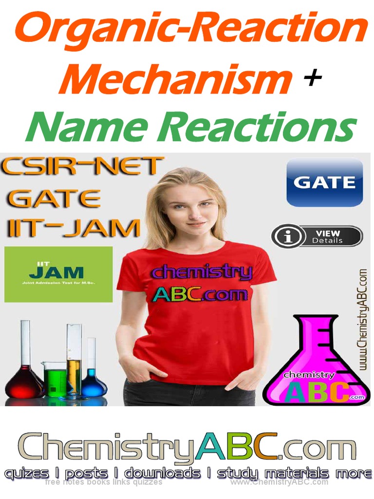 Organic Reaction Mechanism & Named Reactions | PDF | Aromaticity | Amine