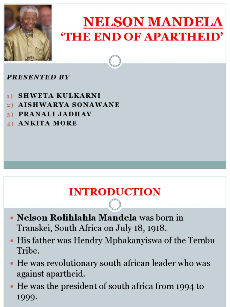 Mandela's Fight Against Apartheid | PDF | Politics