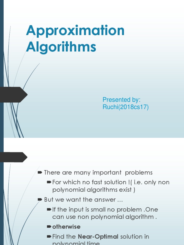 Approximation Algorithms | PDF | Time Complexity | Mathematical Optimization