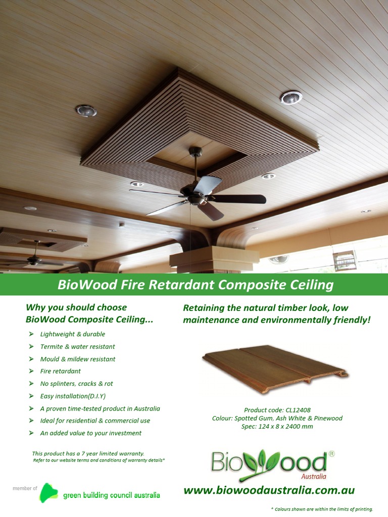 Biowood A4 Ceiling Cl12408