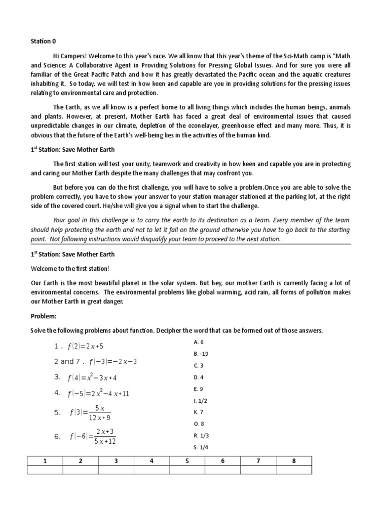 Amazing Race Script 2018-2019 | PDF | Recycling | Biodegradation