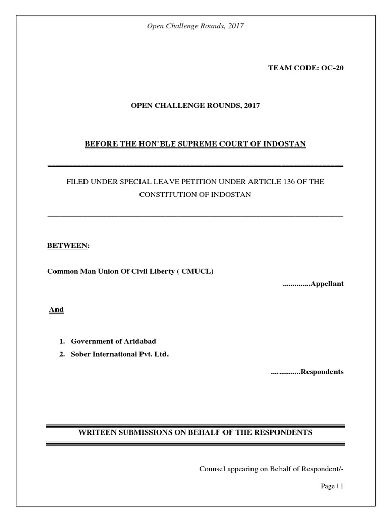Sample Moot Memorial | PDF | Information Security | Taxicab