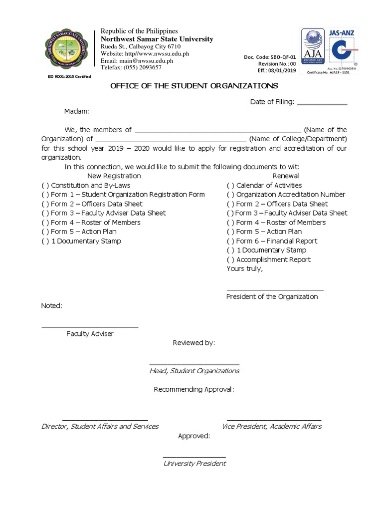 Form 1 and Accreditation Number | PDF | Social Institutions | Social ...
