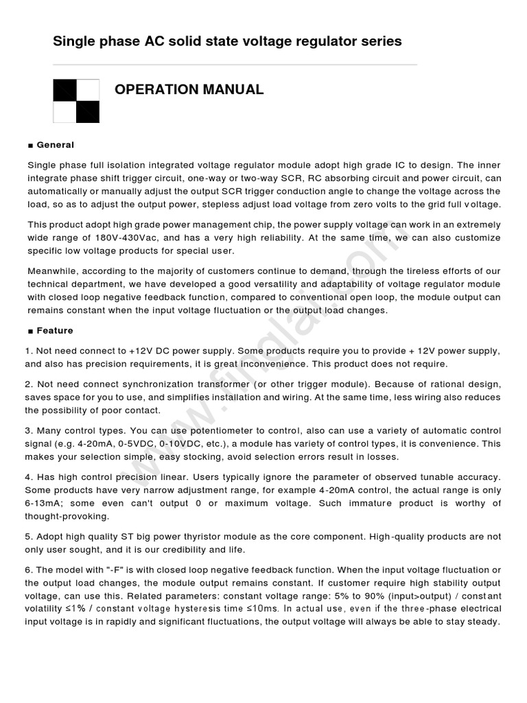 SSVR Single Phase en | PDF | Power Supply | Programmable Logic Controller