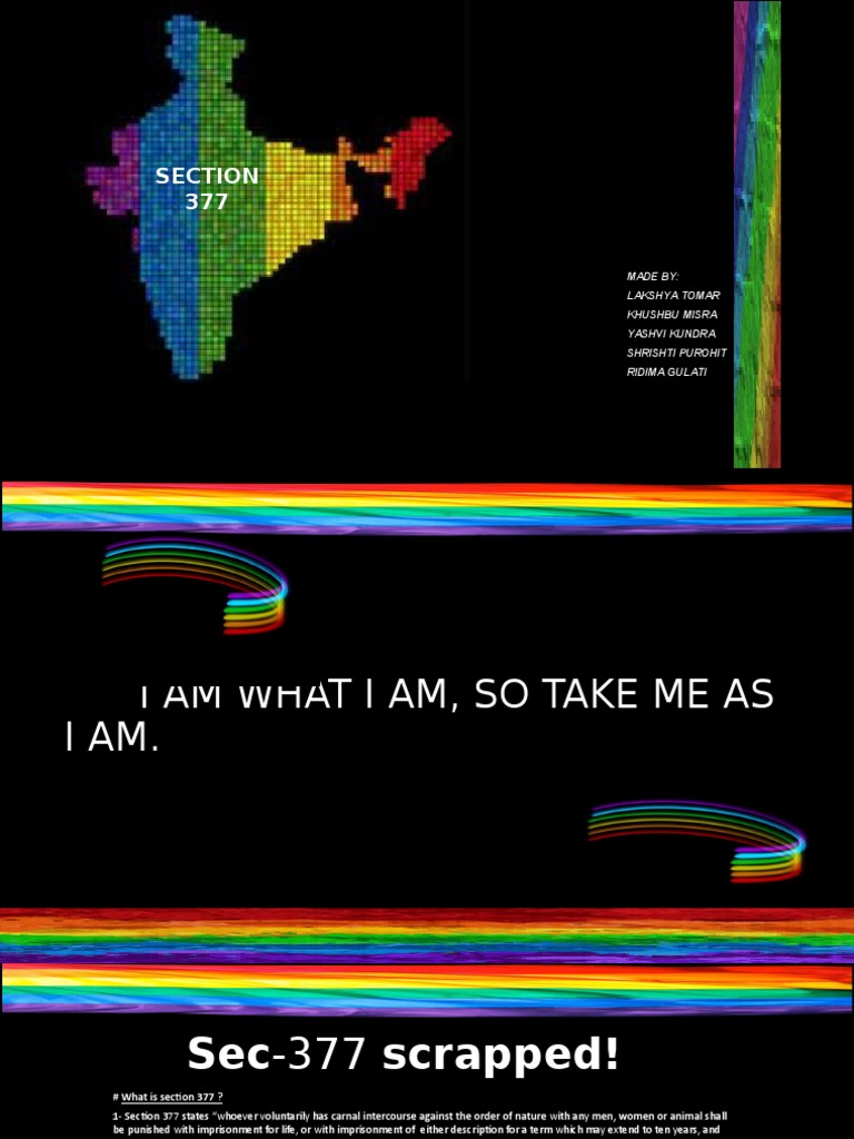 Section 377 | PDF | Human Sexuality | Lgbt