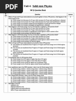 '100 Mcqs of Solid State Physics | PDF