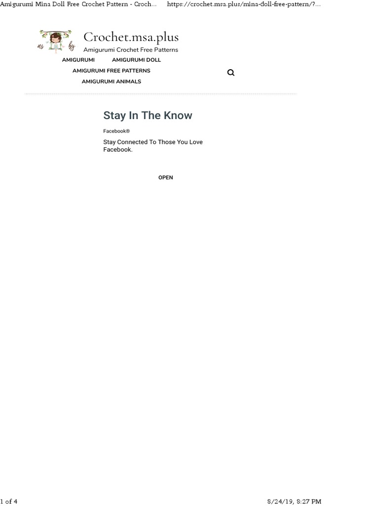 Data User 0 Org - Mozilla.firefox App Tmpdir Amigurumi Mina Doll Free ...