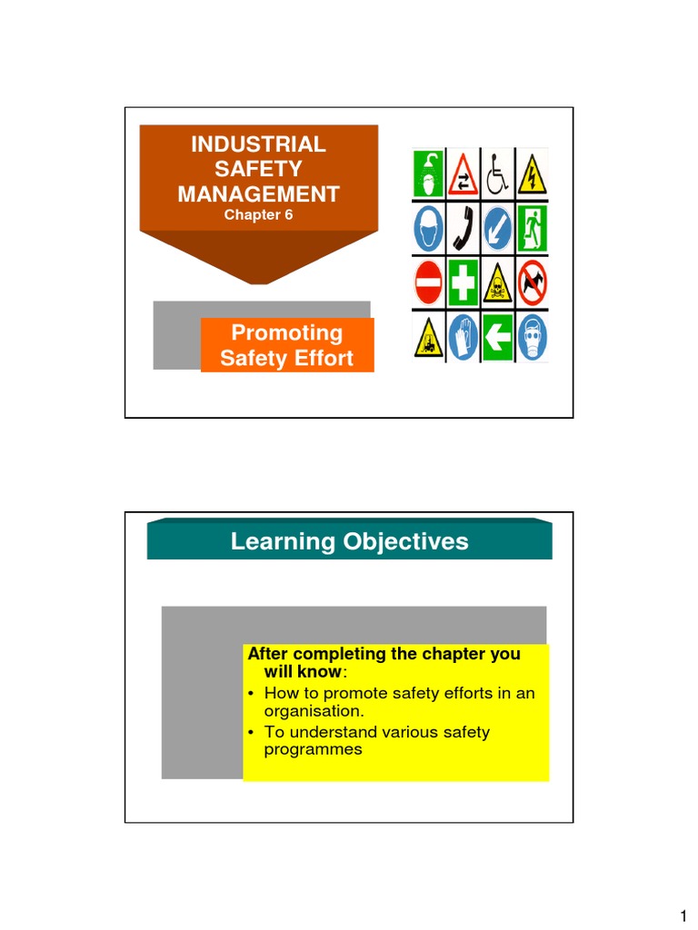 CH06-Promoting Safety Effort | PDF | Occupational Safety And Health ...