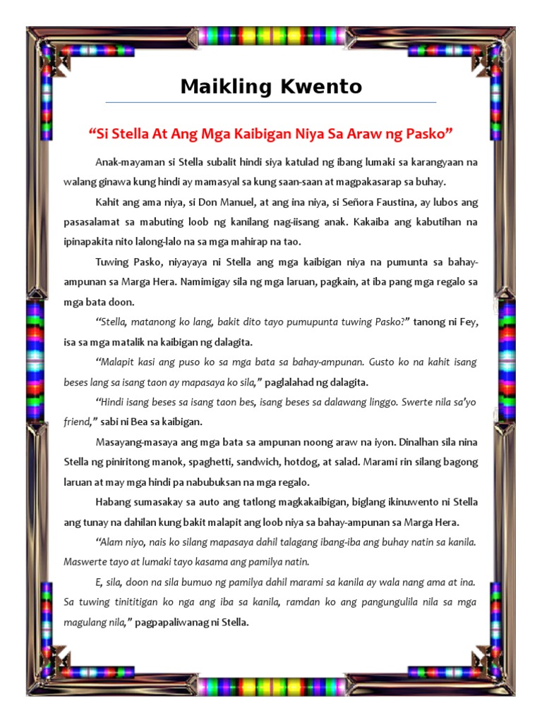 Maikling Kwento | PDF