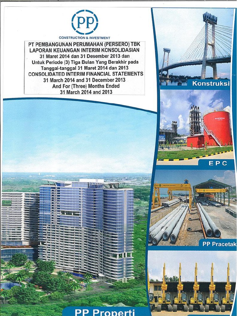 PT PP Persero Tbk-Unaudited | PDF