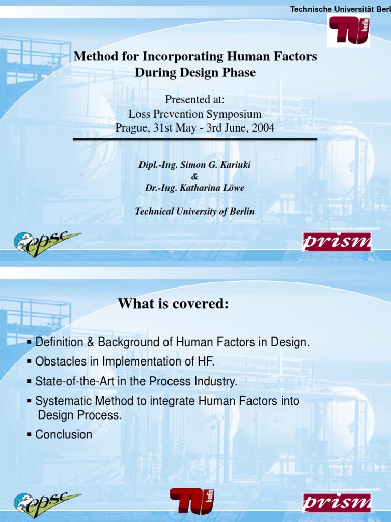 Integrating Human Factors in Design Process | PDF | Verification And ...