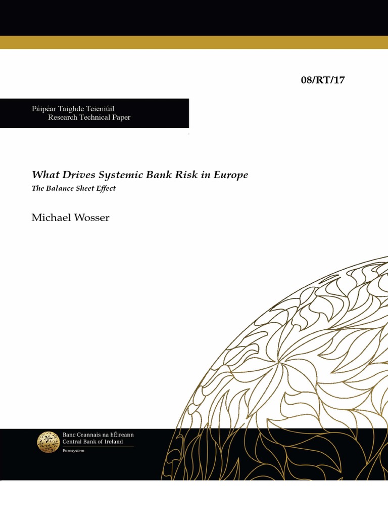 What Drives Systemic Bank Risk in Europe: The Balance Sheet Effect ...