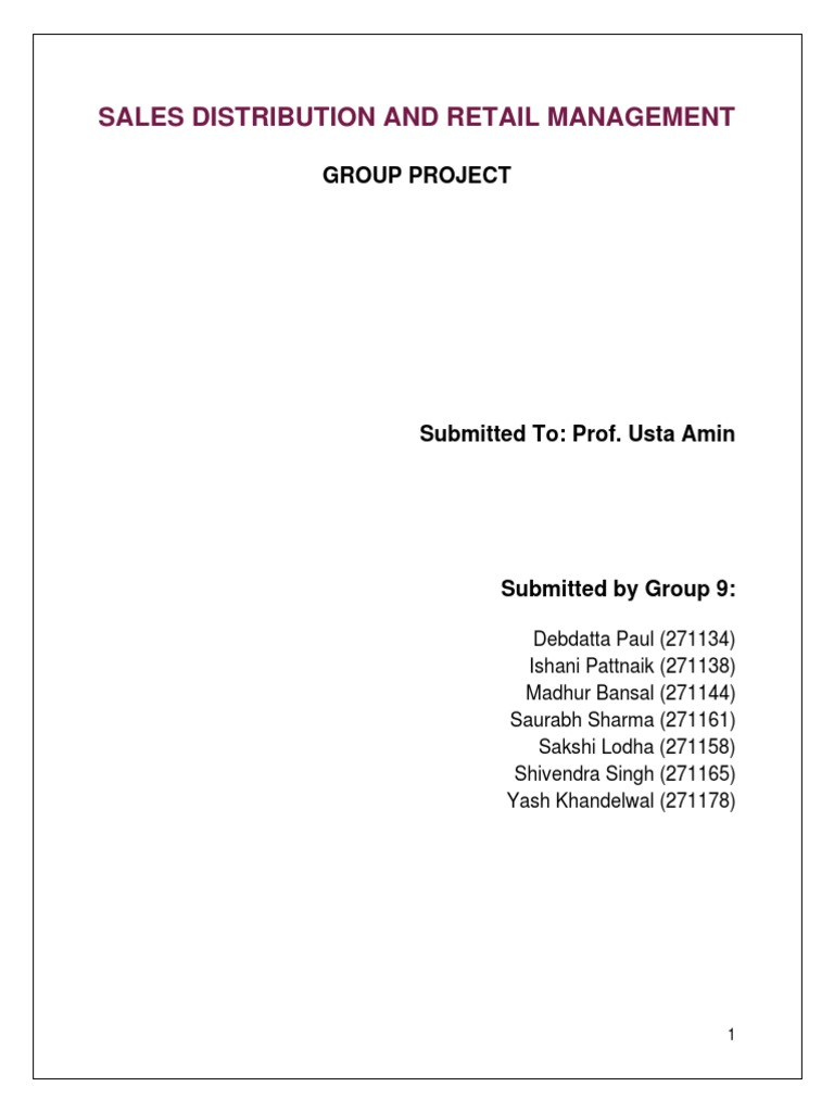 Samsung Distribution Channel Project | PDF | Retail | Samsung