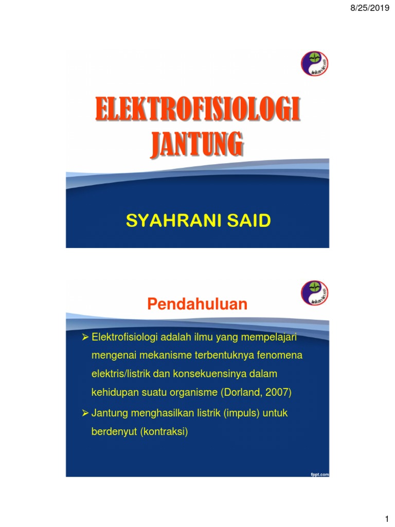Elektrofisiologi Jantung | PDF