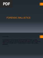 Forensic Ballistic Notes | PDF | Firearms | Cartridge (Firearms)