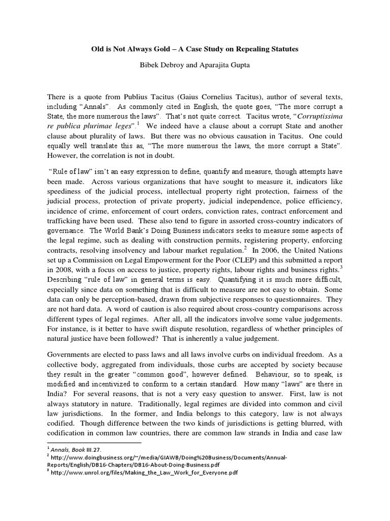 Niti Ayaog Test of Implied Repeal | PDF | Repeal | Bill (Law)