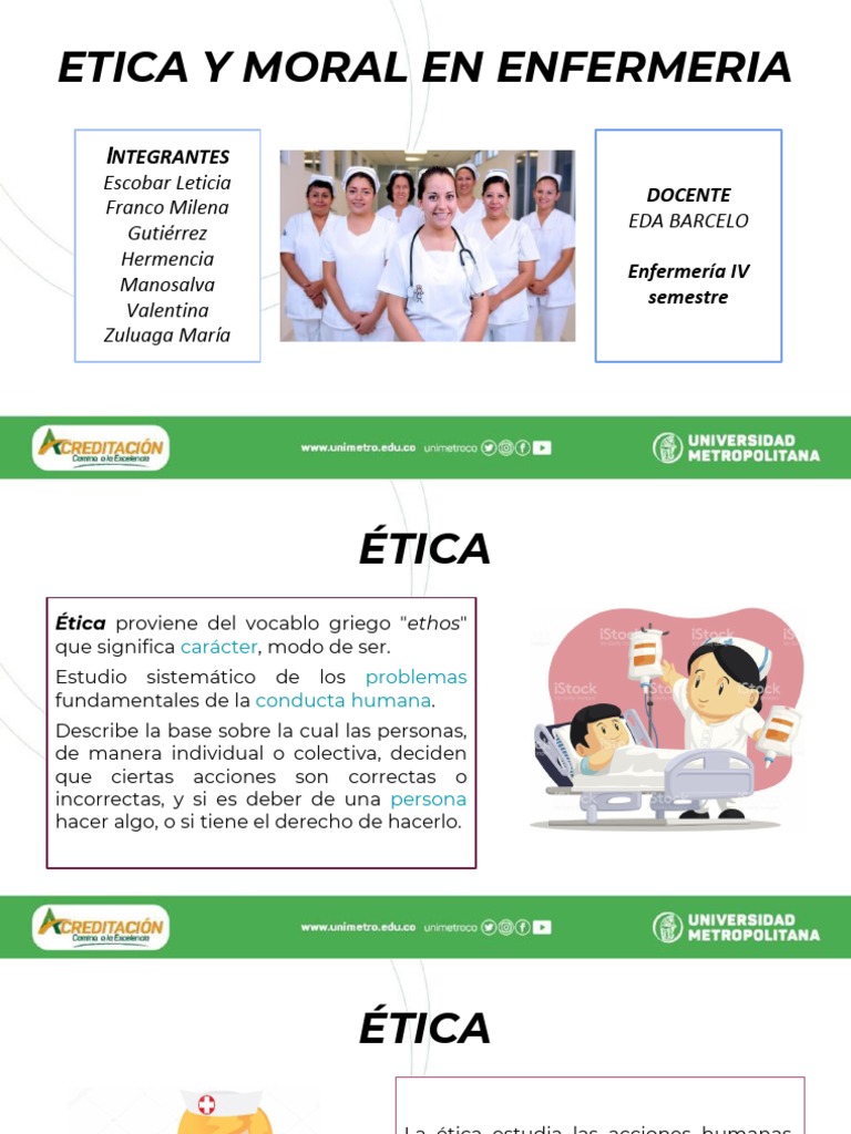 Etica y Moral en Enfermeria | PDF | Moralidad | Enfermería