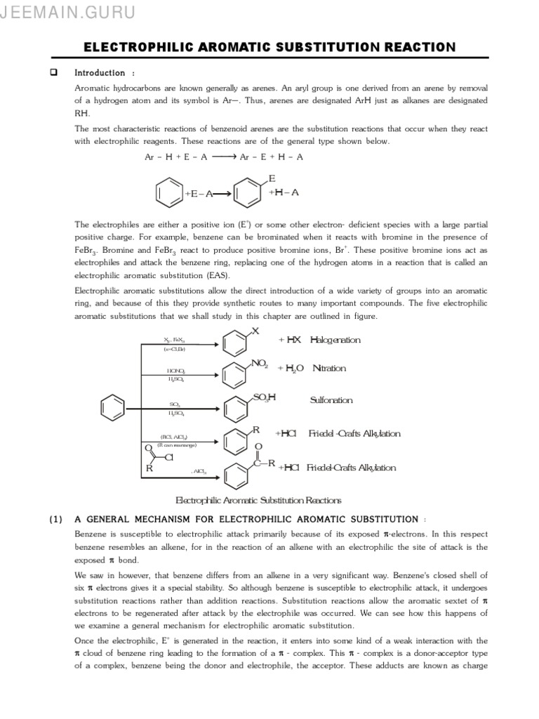Goc 2-Jeemain - Guru PDF | PDF | Chemical Reactions | Aromaticity
