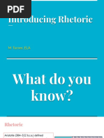 The Rhetorical Situation - Lloyd F. Bitzer | PDF | Rhetoric | Semiotics