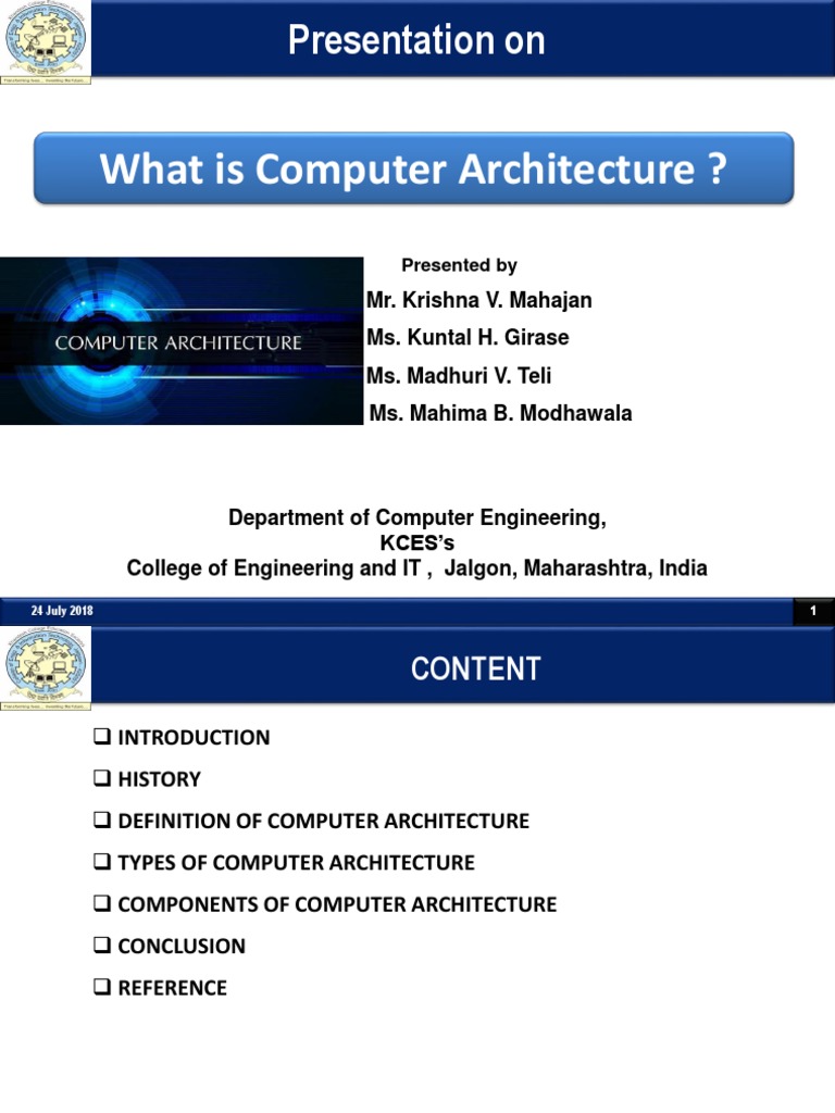 An Introduction to Computer Architecture: Exploring its History ...