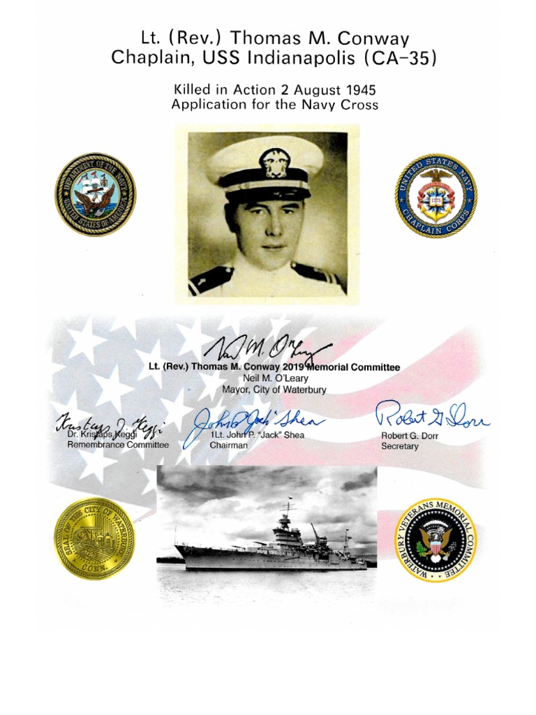Navy Cross Award for Lt. Thomas Conway | PDF | Kamikaze