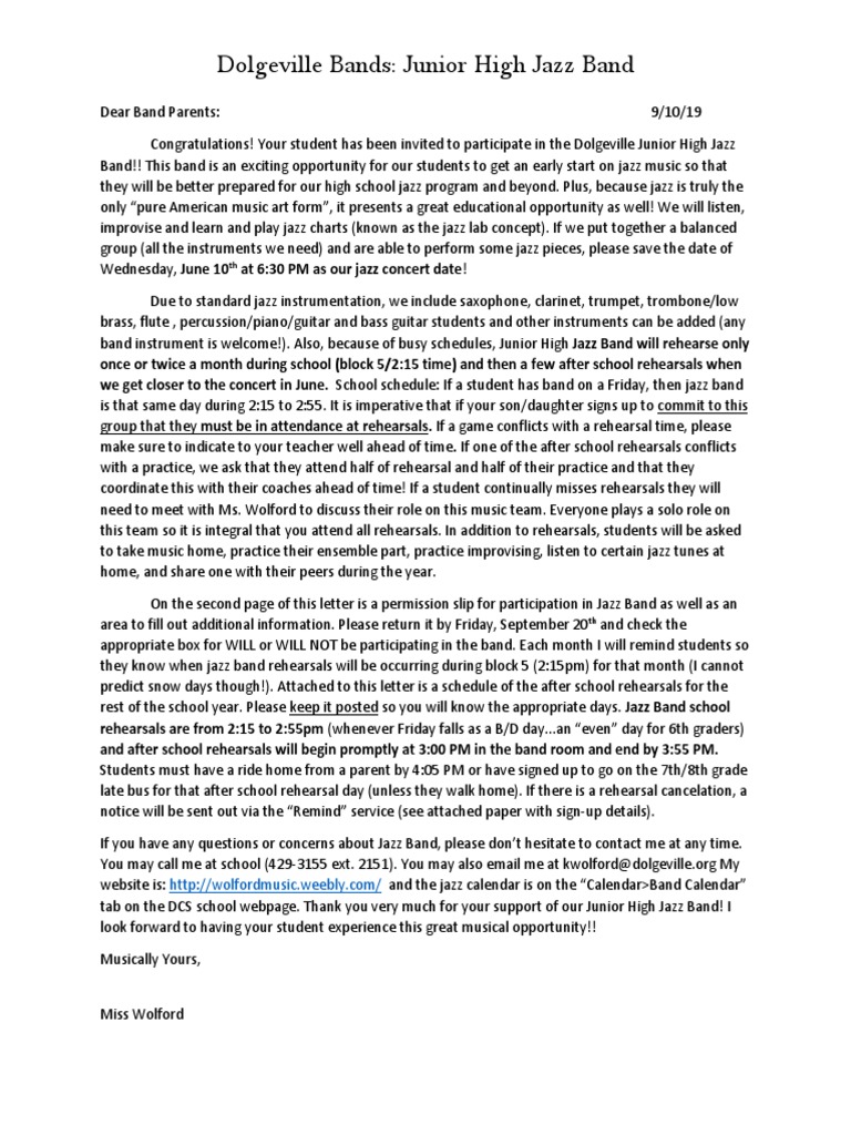 Jrhigh Jazz Band | PDF | Jazz | Music Technology