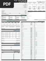 Godbound Character Sheets | PDF