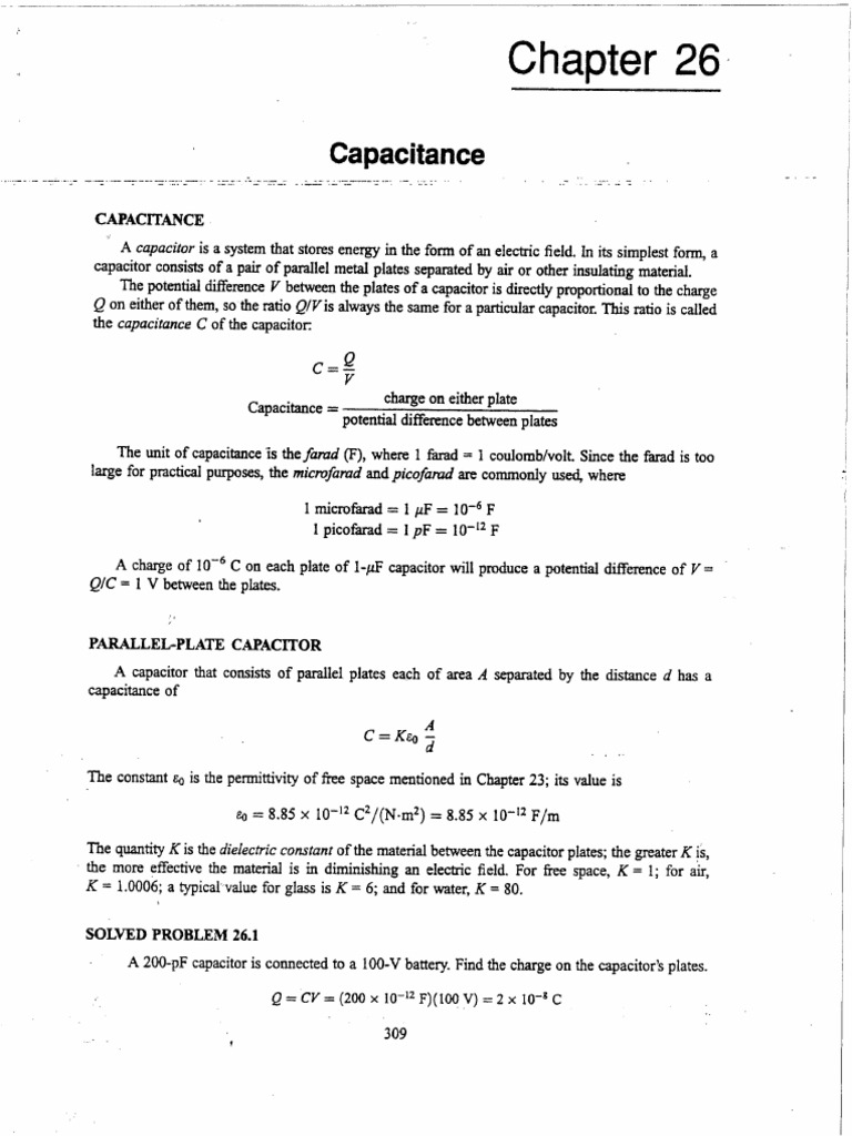 Capacitance | PDF