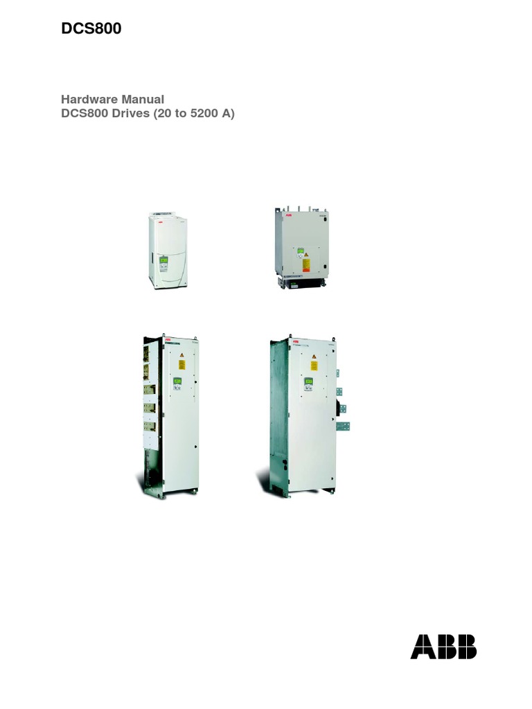 DCS800 Hardware Manual Overview | PDF | Switch | Electric Motor