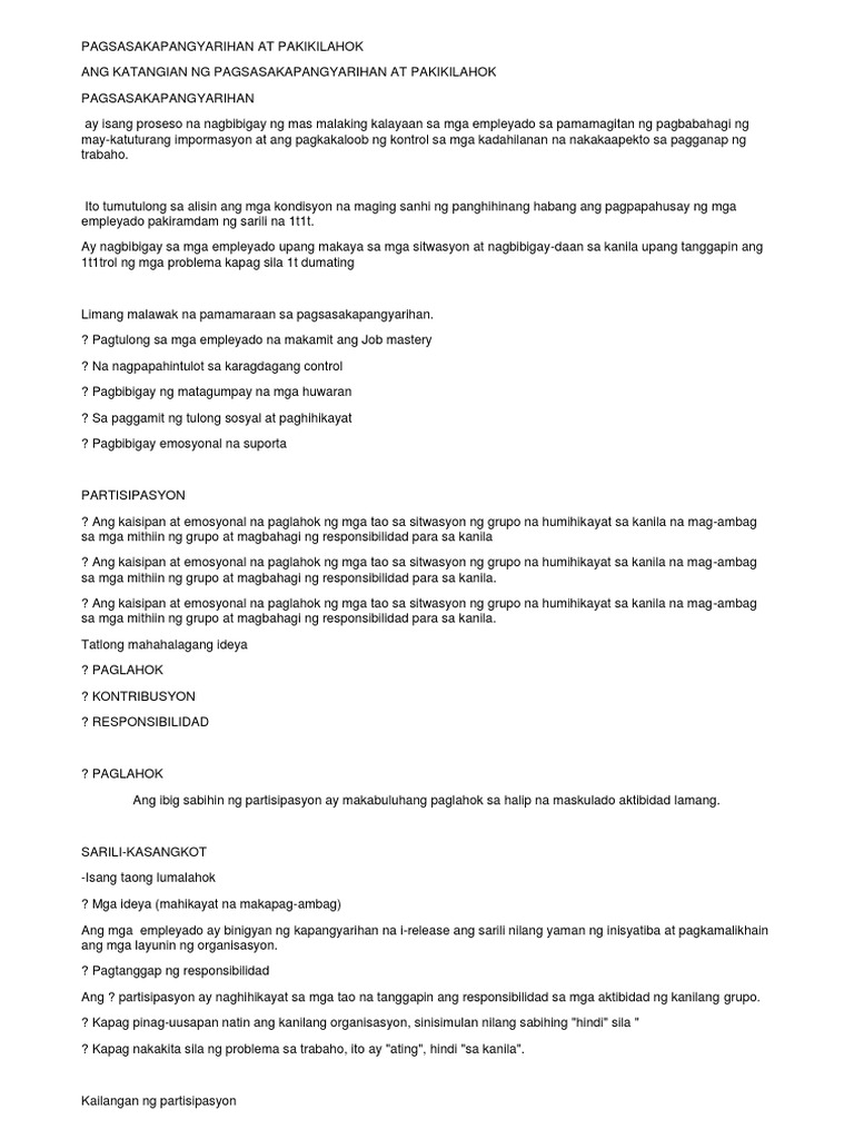 Empowerment Tagalog | PDF