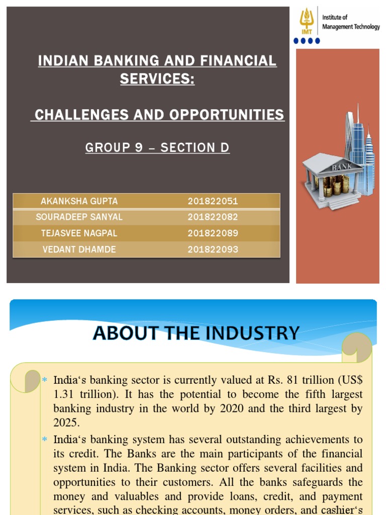 Indian Banking and Financial Services Industry | PDF | Non Bank ...