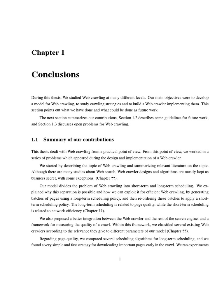 Conclusion For Srs | Download Free PDF | Web Search Engine | World Wide Web