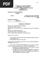 Sample Quitclaim Tagalog Sinumpaang Salaysay at Pagu-Uurong | PDF